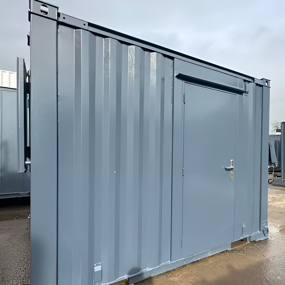 10ft × 8ft Shipping Container Office | Portable Anti-Vandal Building ...